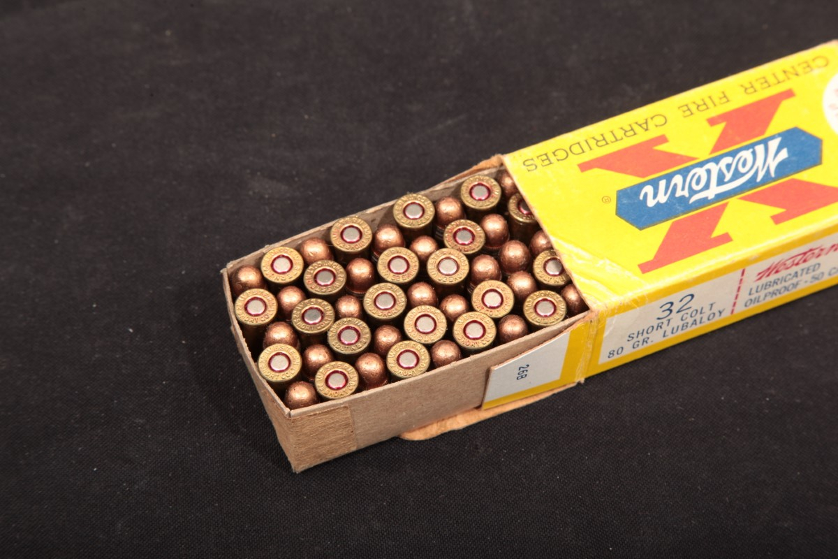 Colt 97x .32 Short Ammunition Western & Win. 80 Grain Lead & Jacketed ...