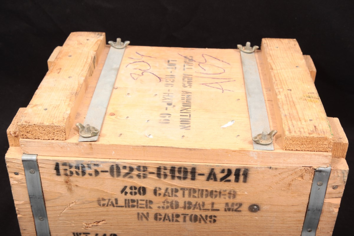 480x .30 Ball M2 Ammunition .30-06 Greek In 2x Spam Cans .30 Ball M2 ...