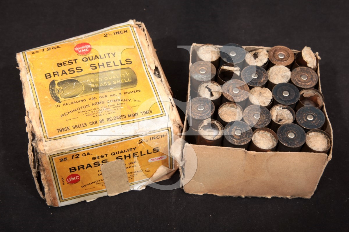 Brass 25x Rem/Umc 12 Gauge Best Quality Brass Shells Reloaded With Lead ...