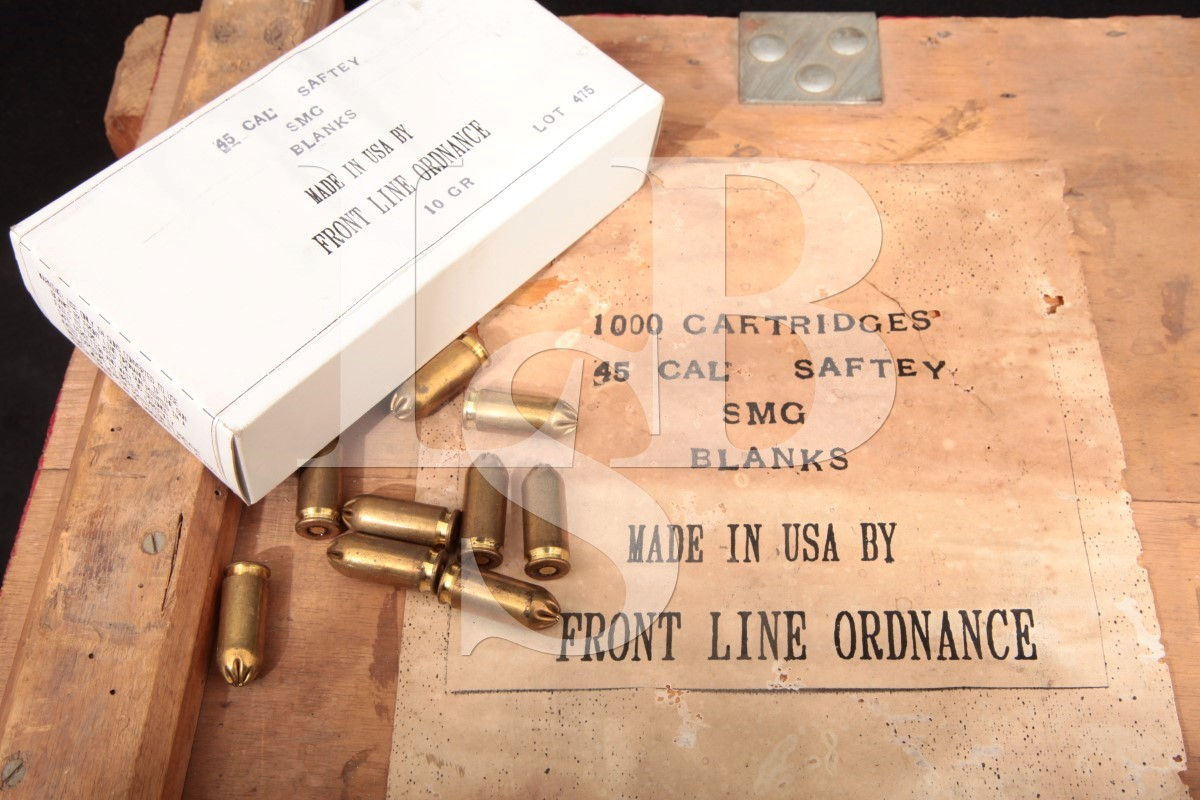 Blanks 900x .45 Caliber Blank Ammunition Front Line Ordnance .45 Cal ...