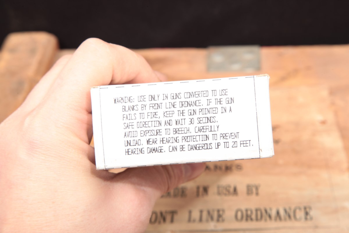Blanks 900x .45 Caliber Blank Ammunition Front Line Ordnance .45 Cal ...