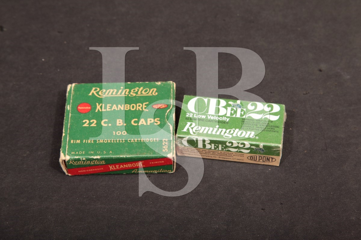150x .22 C.B. Caps Remington Vintage Ammunition .22 Cbee Low Velocity ...