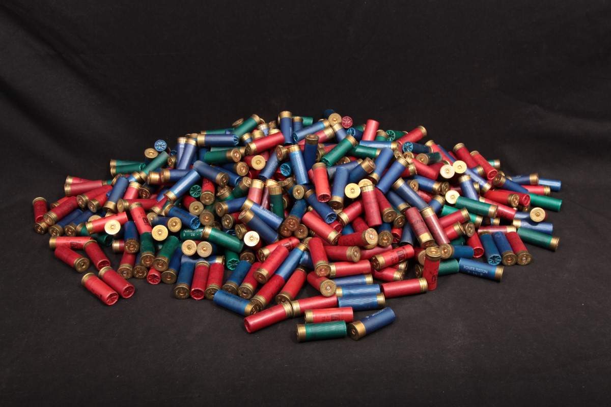 Reloaded 450x 12 Gauge Bird Shot Ammunition Mixed Brands Hulls Paper ...