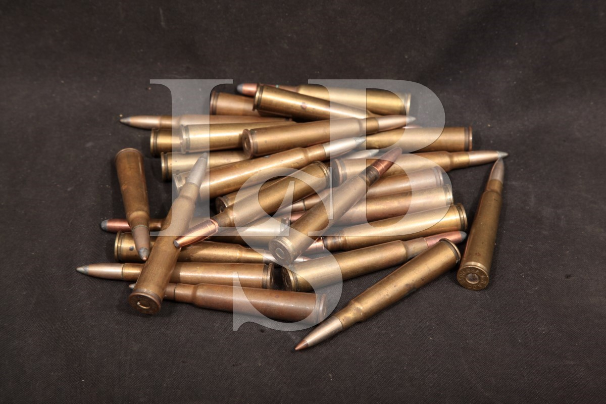 27x .280 Ross/.280 Nitro Ammunition Win, U.S.C. Kynoch Mixed Bullets ...