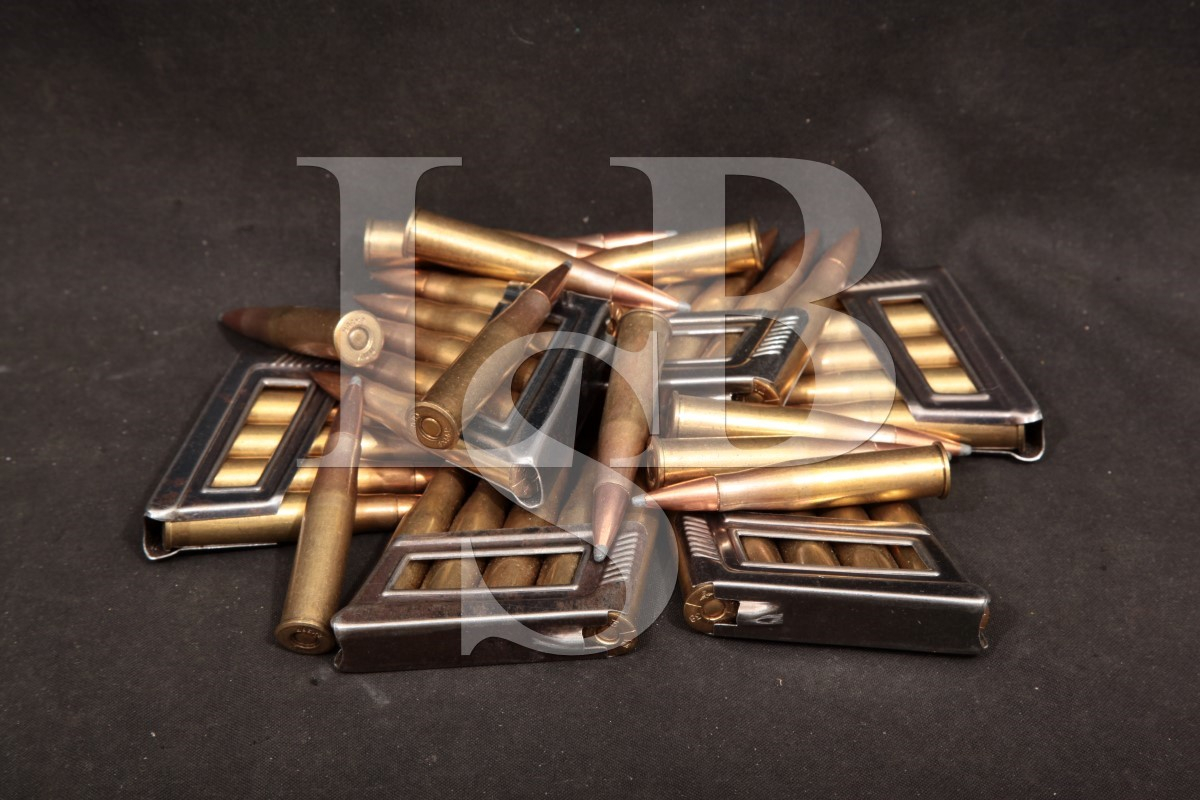 43x 8x56mmr Ammunition 1938 German & Yugoslavian Mixed Bullets & 6x ...