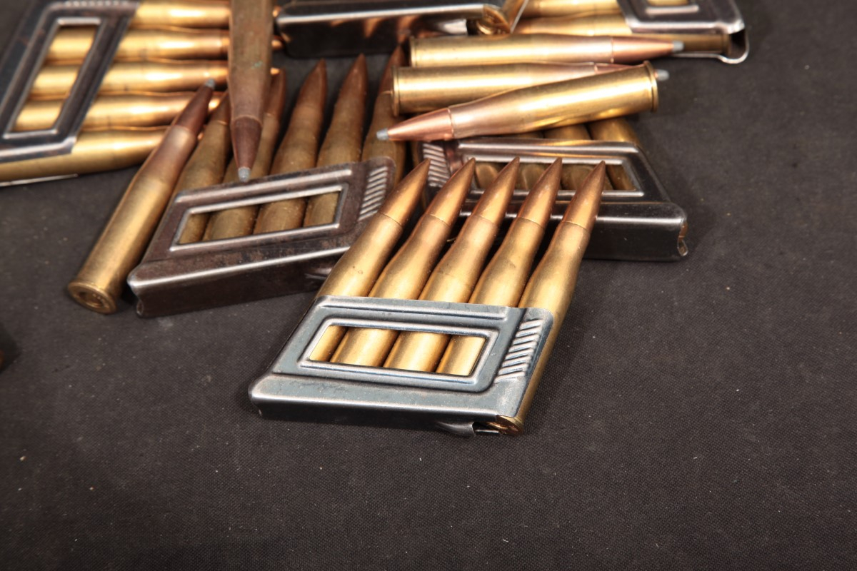 43x 8x56mmr Ammunition 1938 German & Yugoslavian Mixed Bullets & 6x ...