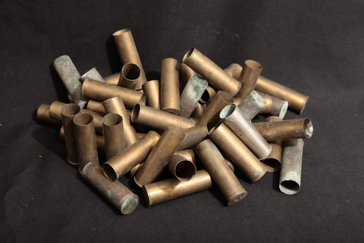 45x 12 Gauge Vintage Brass Shot Shells UMC, Winchester 12 Ga. Brass ...