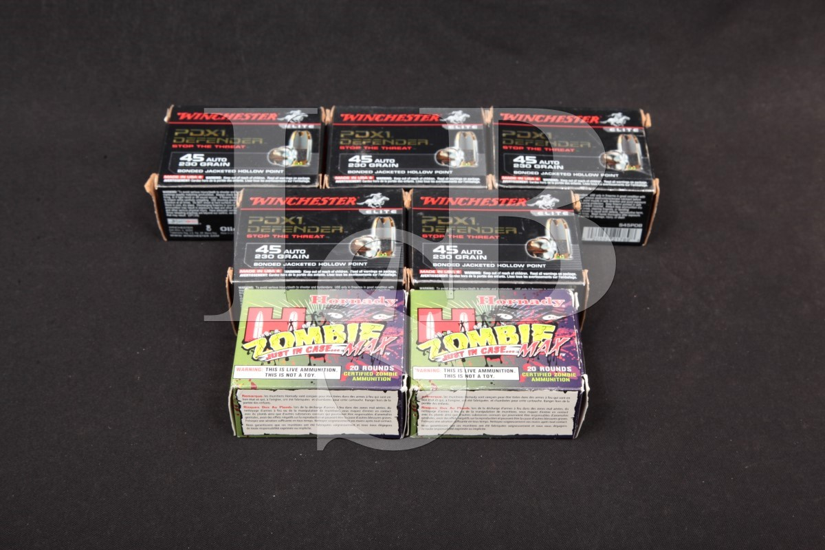 140x .45 Auto Ammunition Hornandy Zombie Max Winchester Pdx1 Defender ...