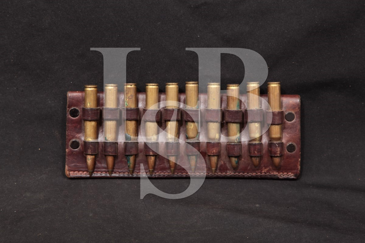 10x .30-06 Springfield Ammunition Tw 53 & Lc 62 In Vintage Leather ...