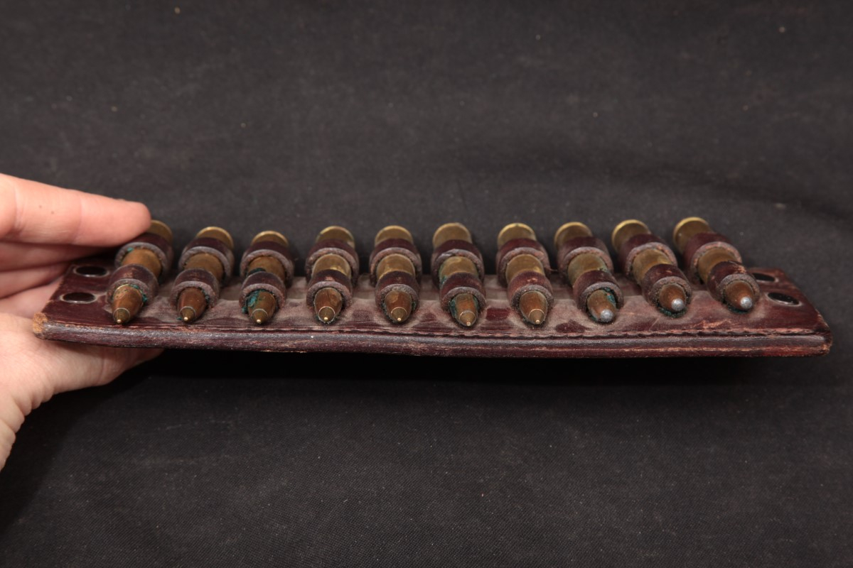 10x .30-06 Springfield Ammunition Tw 53 & Lc 62 In Vintage Leather ...