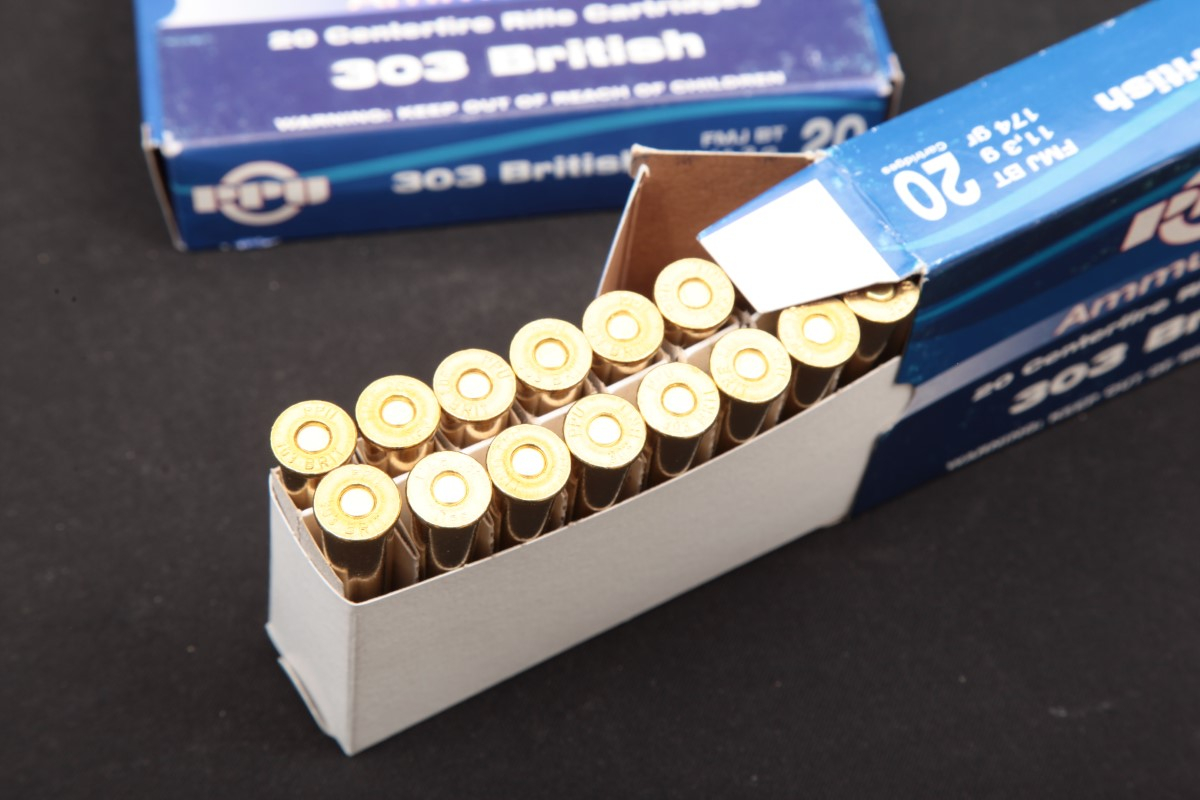 60x .303 British Ammunition Ppu 174 Grain Fmj Bt Bullets .303 Brit ...