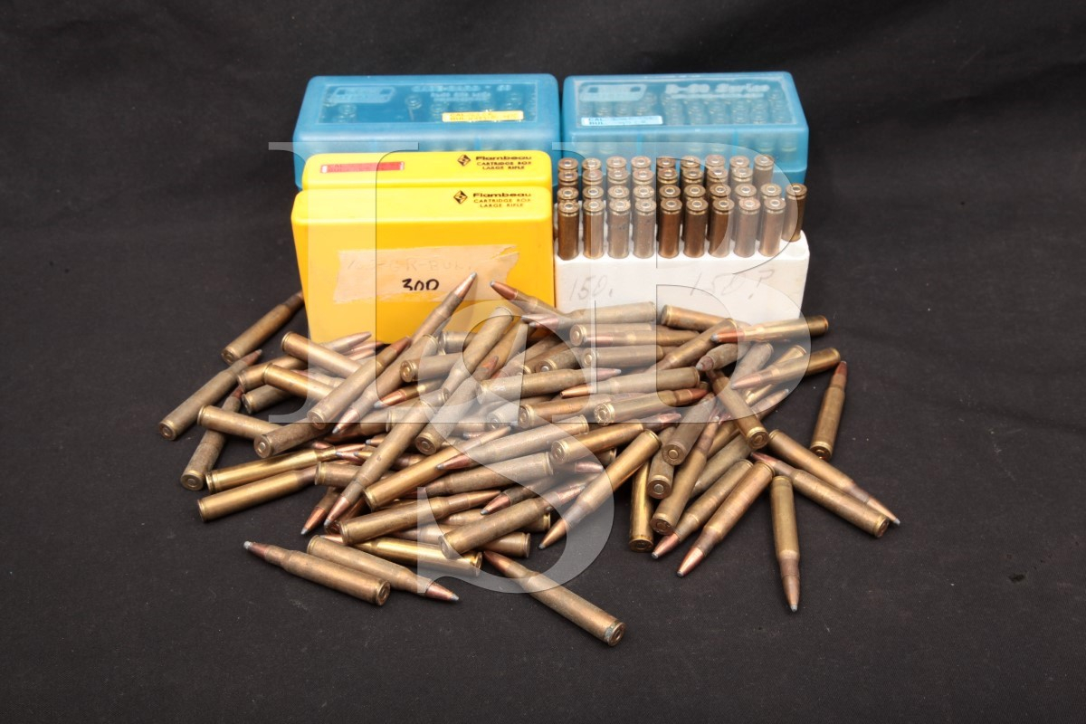Mixed Reloaded 250x .30-06 Springfield Ammunition TW, LC, Win, Fed, Rem ...