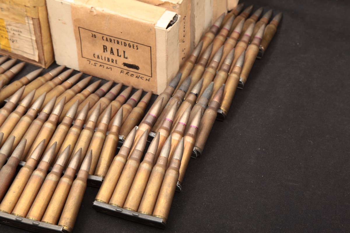 352x 7.5x54mm French Ammunition French Magnetic Bullets 225x On 5x ...