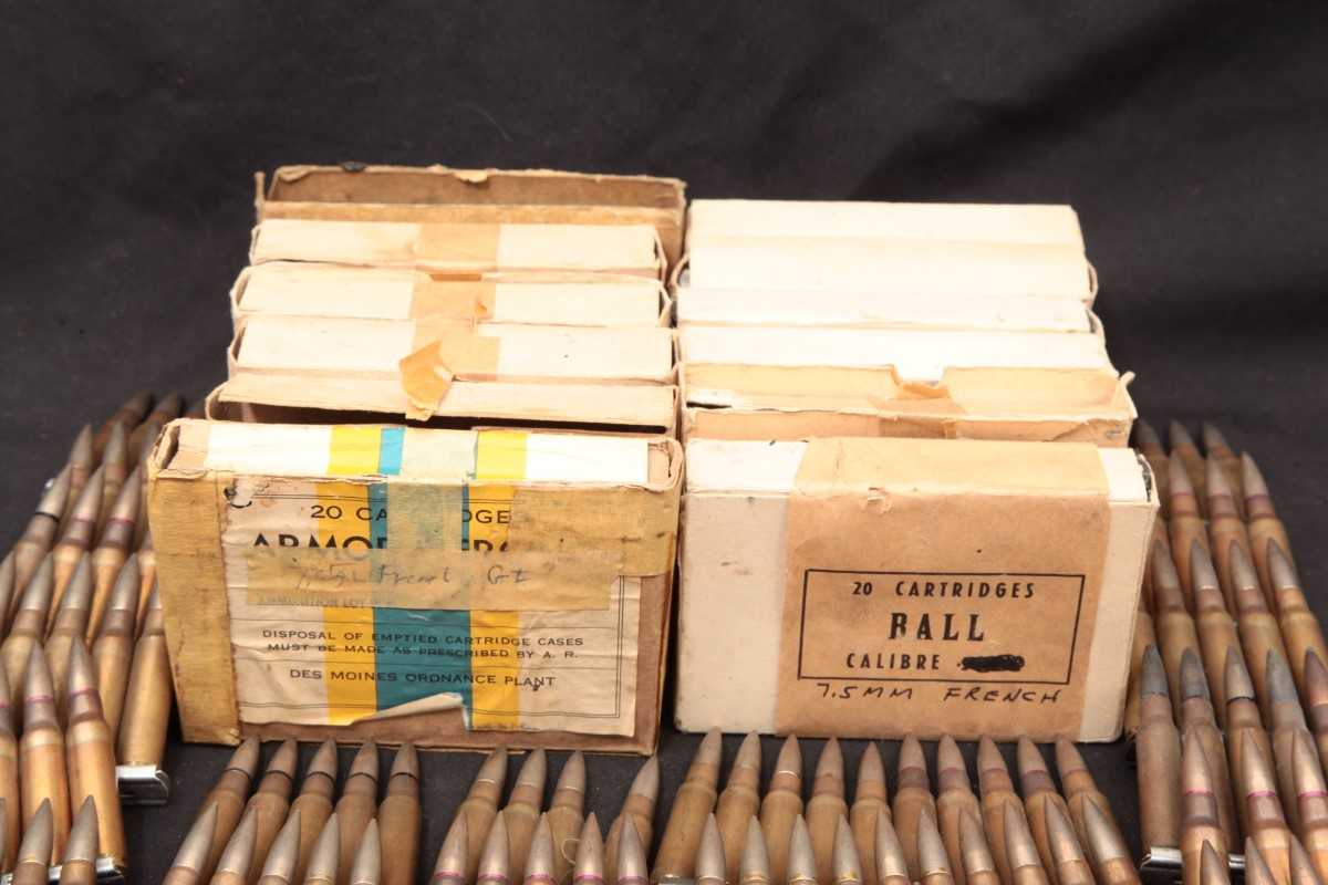352x 7.5x54mm French Ammunition French Magnetic Bullets 225x On 5x ...