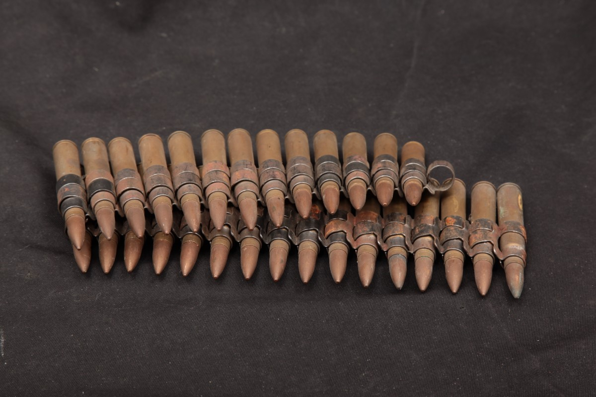 29x .30 M2 Dummy Rounds Linked Ammunition No Primers .30-06 Springfield ...