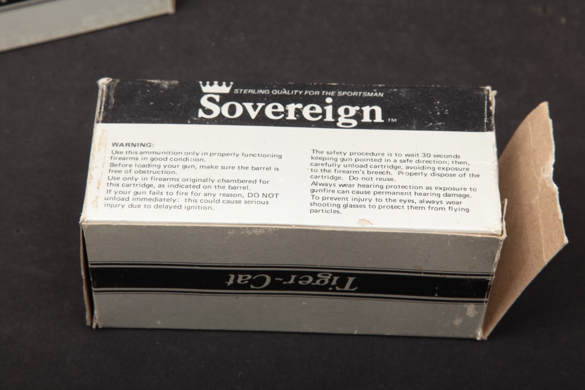 974x .22 Long Rifle Ammunition Sovereign Tiger-Cat & Rem. High Velocity ...