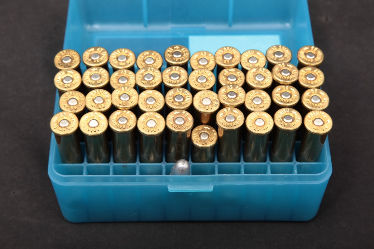 39x .43 Spanish Reloaded Ammunition Bertram Brass Cases 378 Grain Lead ...