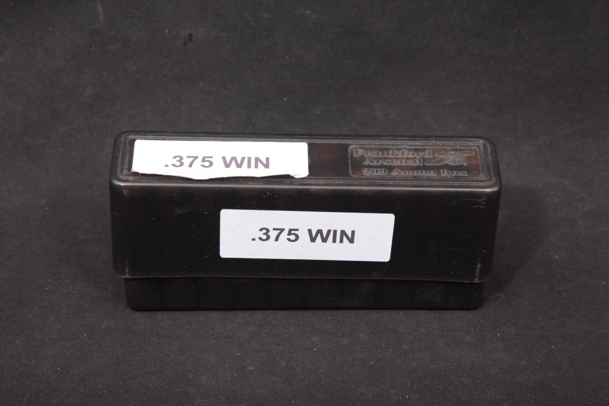 28x .375 Win. Ammunition Mixed Win. Big Bore 94 & Reloaded Lead Rn Fp ...