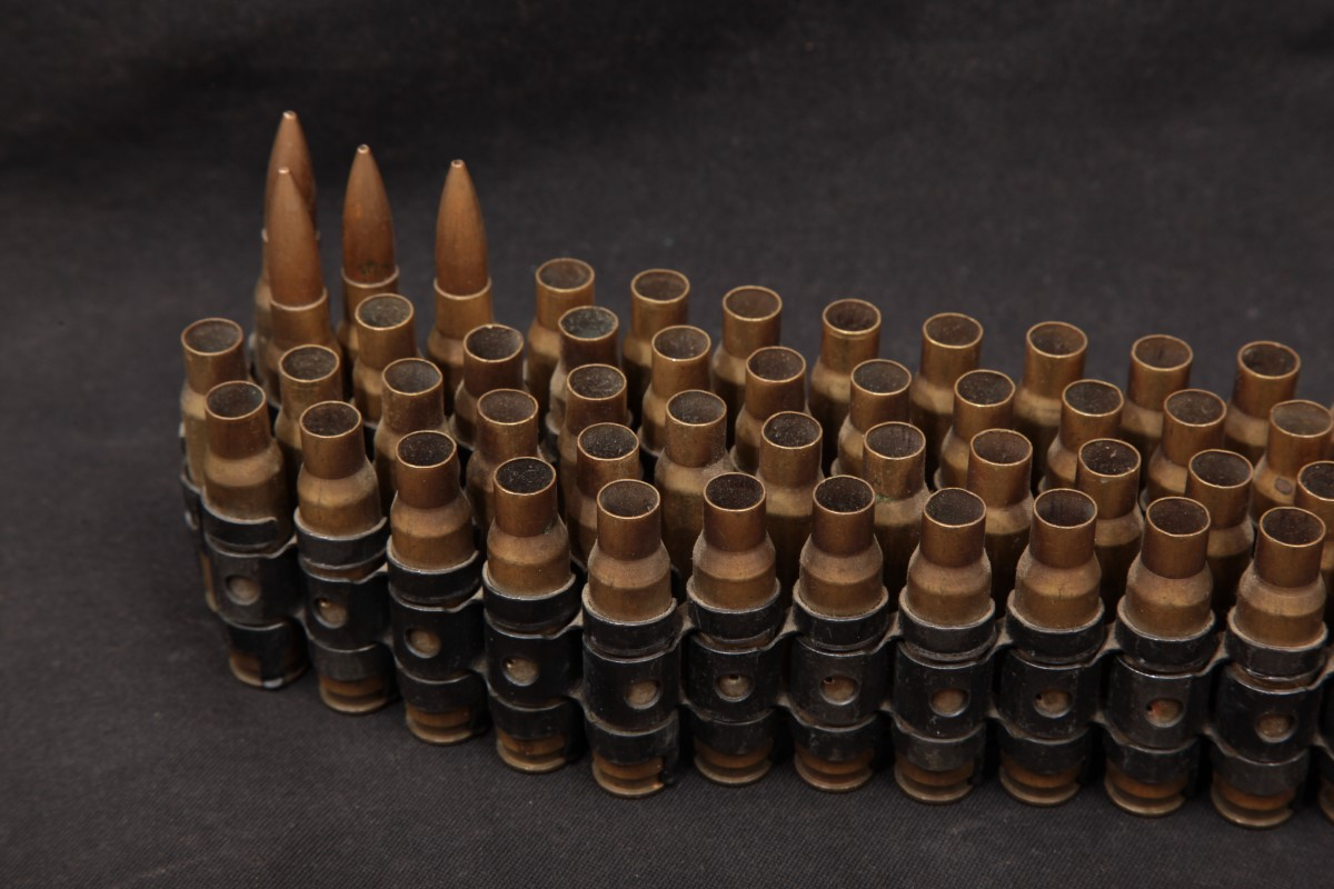 58x .308 Win. Dummy Rounds Linked Ammunition No Bullets, No Powder ...