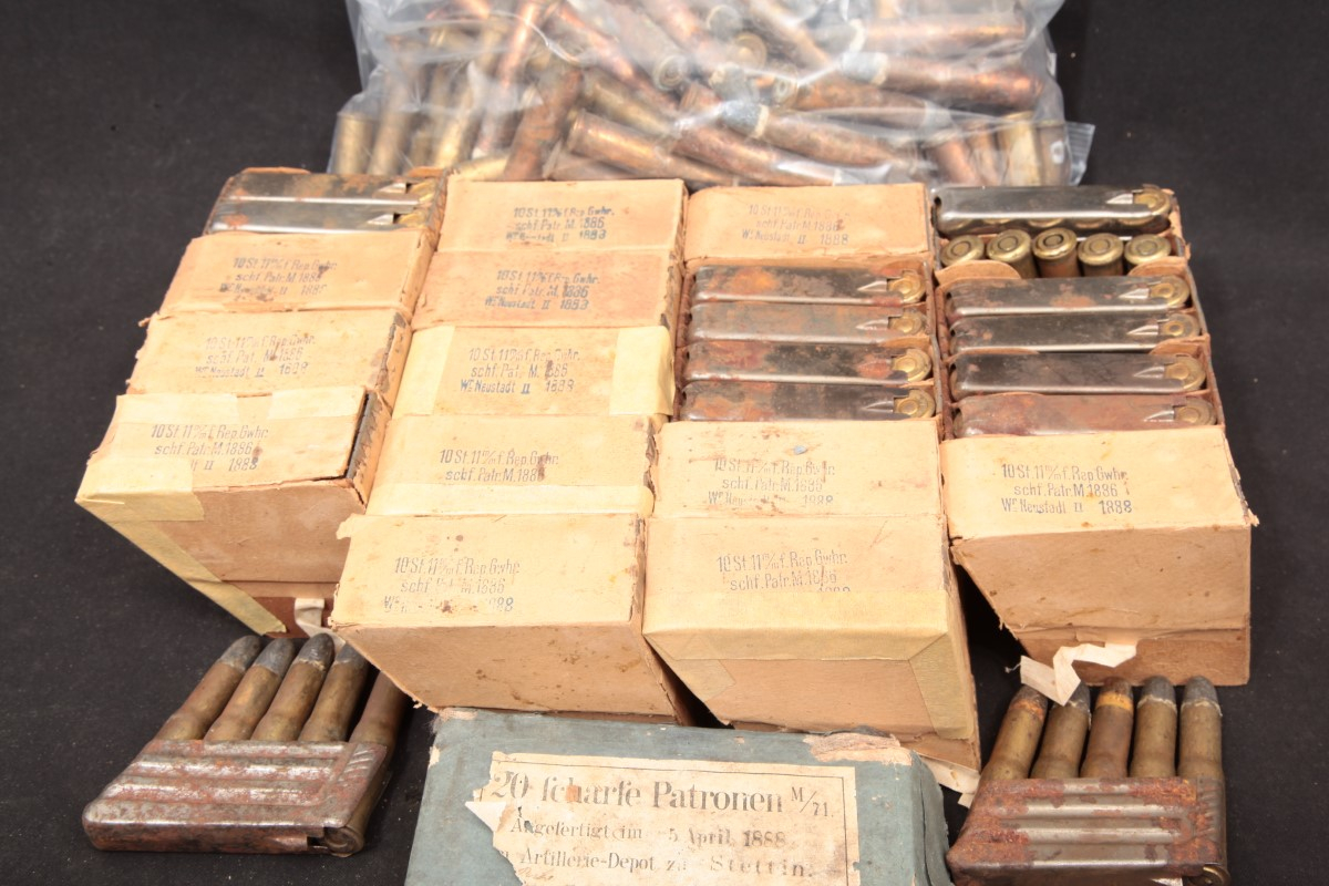 Dutch Beaumont 372x 11.15x58mmr Werndl Austrian 1888 Ammunition With ...