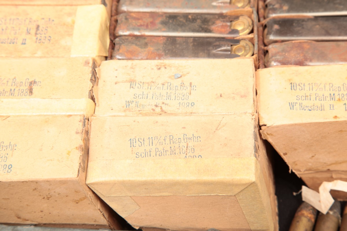 Dutch Beaumont 372x 11.15x58mmr Werndl Austrian 1888 Ammunition With ...