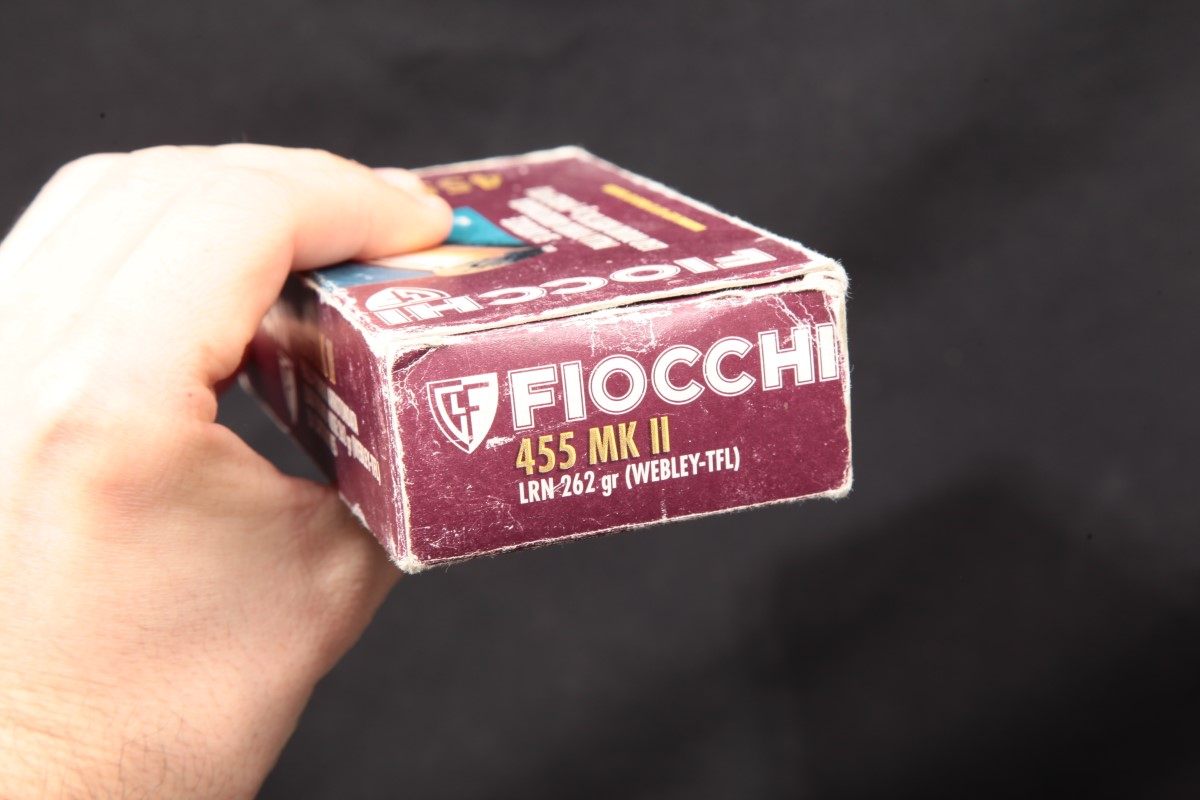 16x .455 Mk Ii Ammunition Fiocchi Webley Mark 2 Ammo 262 Grain Lead Rn ...
