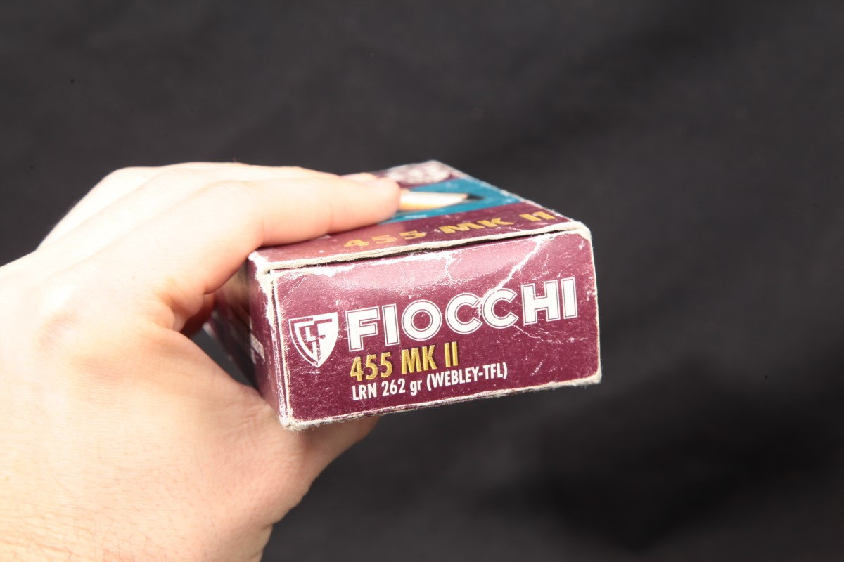 16x .455 Mk Ii Ammunition Fiocchi Webley Mark 2 Ammo 262 Grain Lead Rn ...