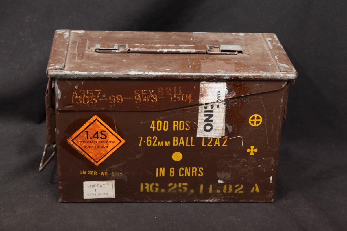 400x 7.62mm Ball L2a2 Sniper And Match Ammunition British Military ...