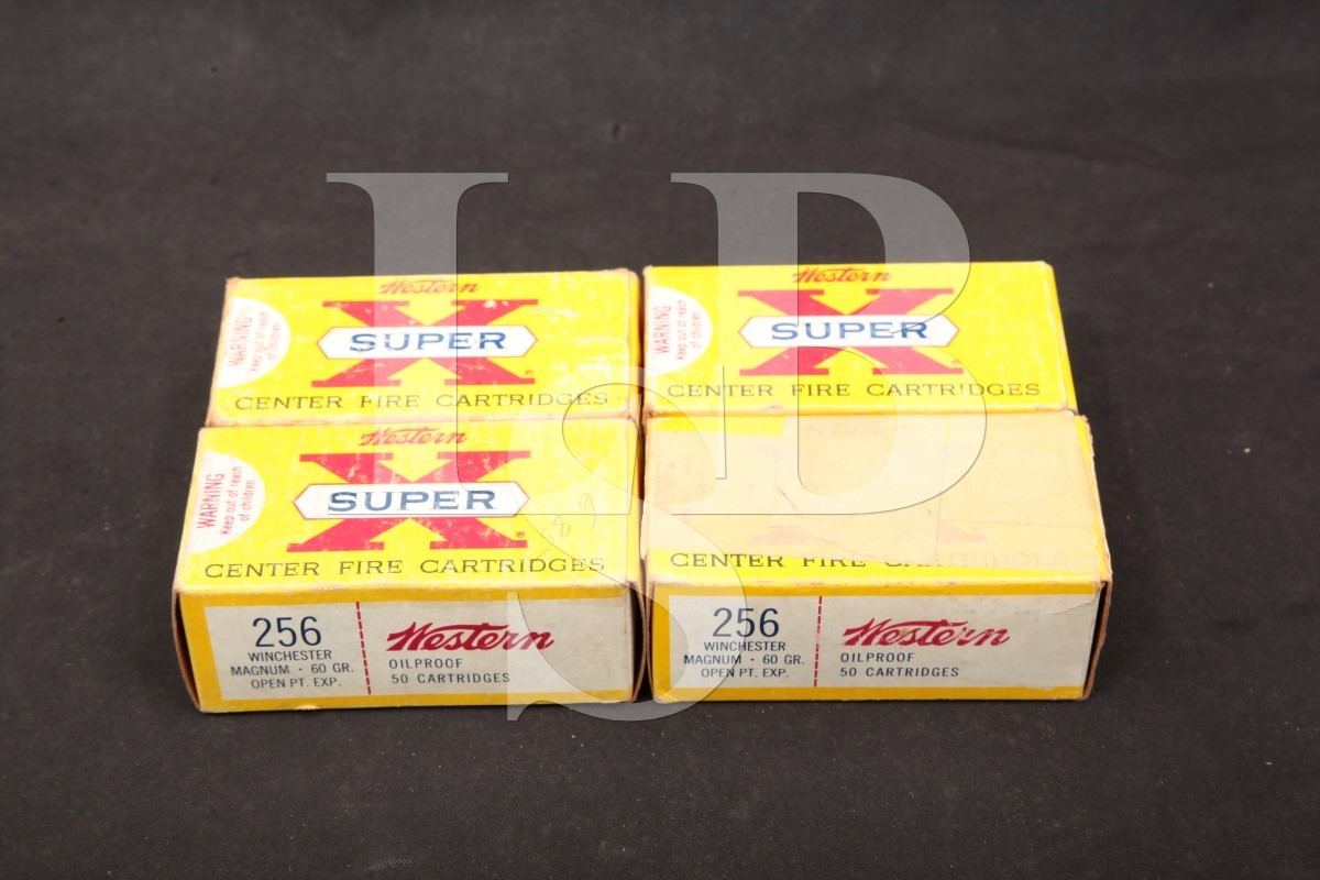 174x .256 Win. Mag. Ammunition Western 60 Grain Jhp Bullets & 26x Fired ...