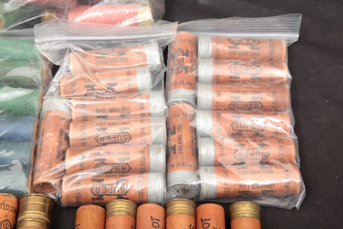 70x 12 Gauge Vintage Paper Shot Shells Western, Peters, Rem, Fed, Eley ...