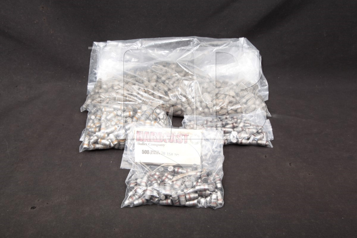 950x .38/.357 Caliber Lead Bullets 156-160 Grain Tc, Swc, Rn .358 ...