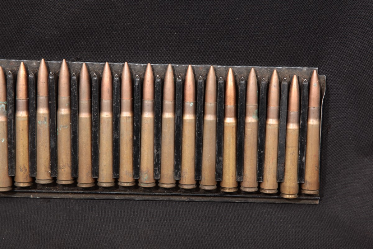 1x Original Breda M37 8mm Machine Gun 20x Magazine Strip With 20x ...