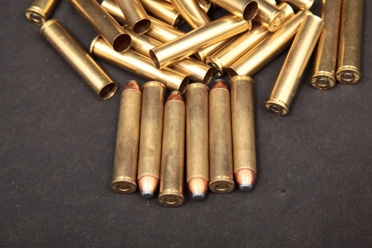 Hornady 6x .444 Marlin Ammunition 265 Grain JSP & 30x New Virgin Primed ...