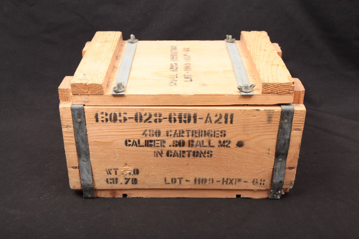 480x .30 Ball M2 Ammunition .30-06 Springfield In 2x Spam Cans In ...