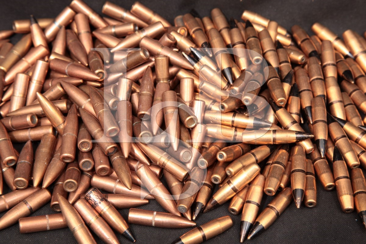 Unknown 234x .308 Win. Bullets 160-177 Grain Steel Core Copper Plated ...