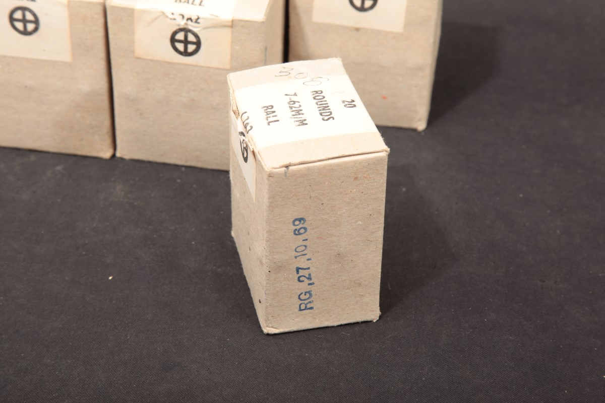 British 120x 7.62mm Nato L2a2 Ammunition Radway Green 1969 & 20x 7.62 ...