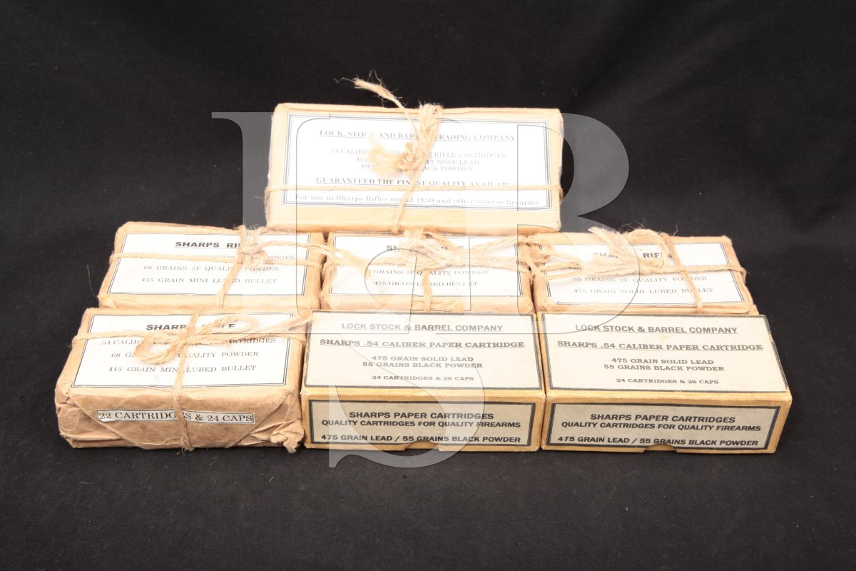 Lock Stock And Barrel Trading 178x Sharps .54 Caliber Paper Cartridges ...