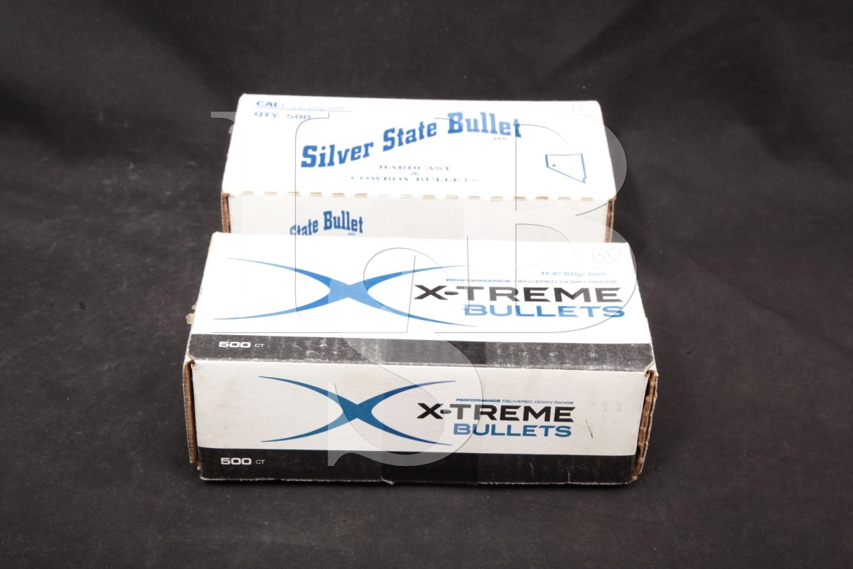 Mixed 900x .44-40 Caliber Lead Bullets X-Treme & Silver State .200 ...