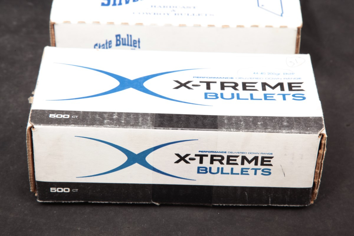 Mixed 900x .44-40 Caliber Lead Bullets X-Treme & Silver State .200 ...
