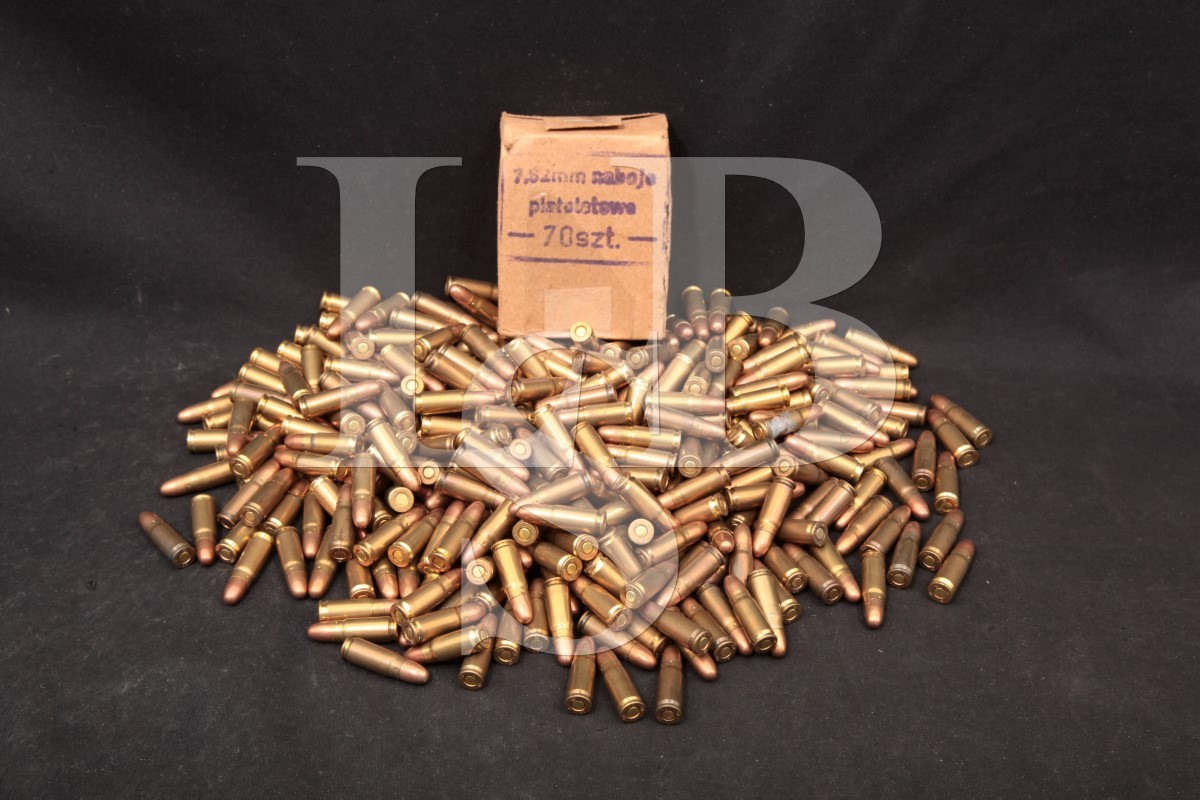 425x 7.62x25mm Tokarev Ammunition Czech Fmj Metallic Bullets 7.62mm ...