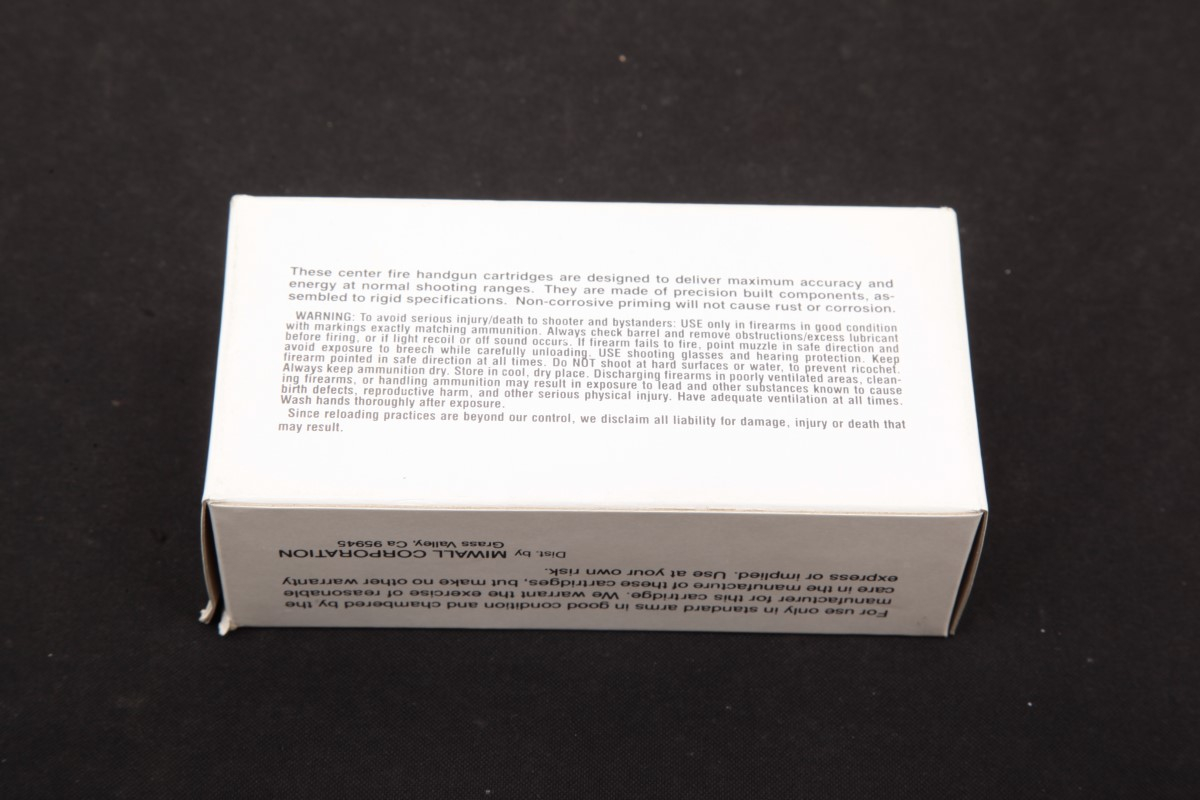 Miwall 150x .357 Magnum Ammunition 158 Grain Semi-Wadcutter Bullets ...