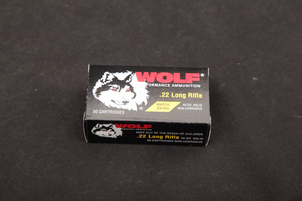 Wolf Ammunition 2000x .22 Long Rifle Ammunition Wolf Match Extra 40 ...