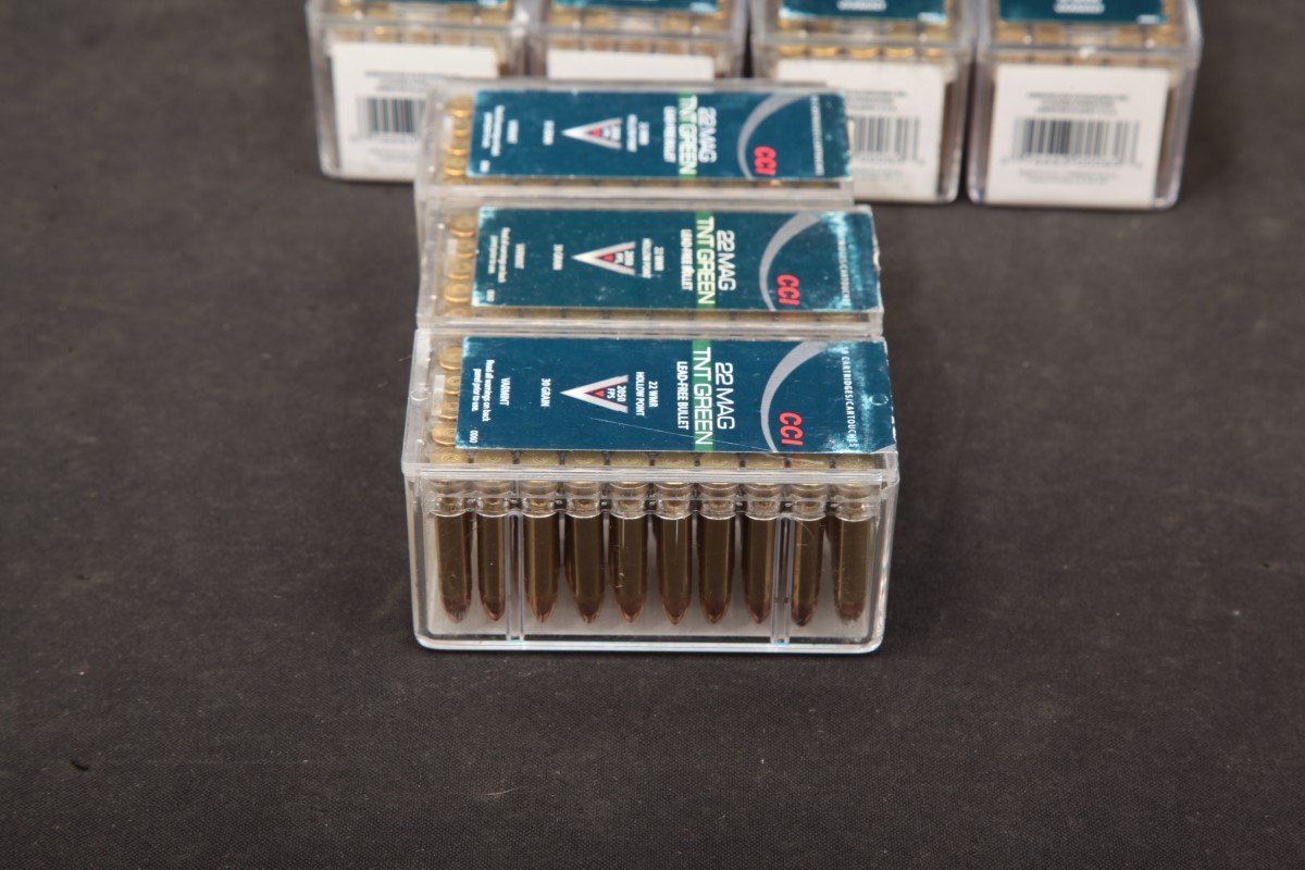 Cci Ammunition 350x .22 Mag. Green Ammunition Lead Free Hp Bullets 2050 ...