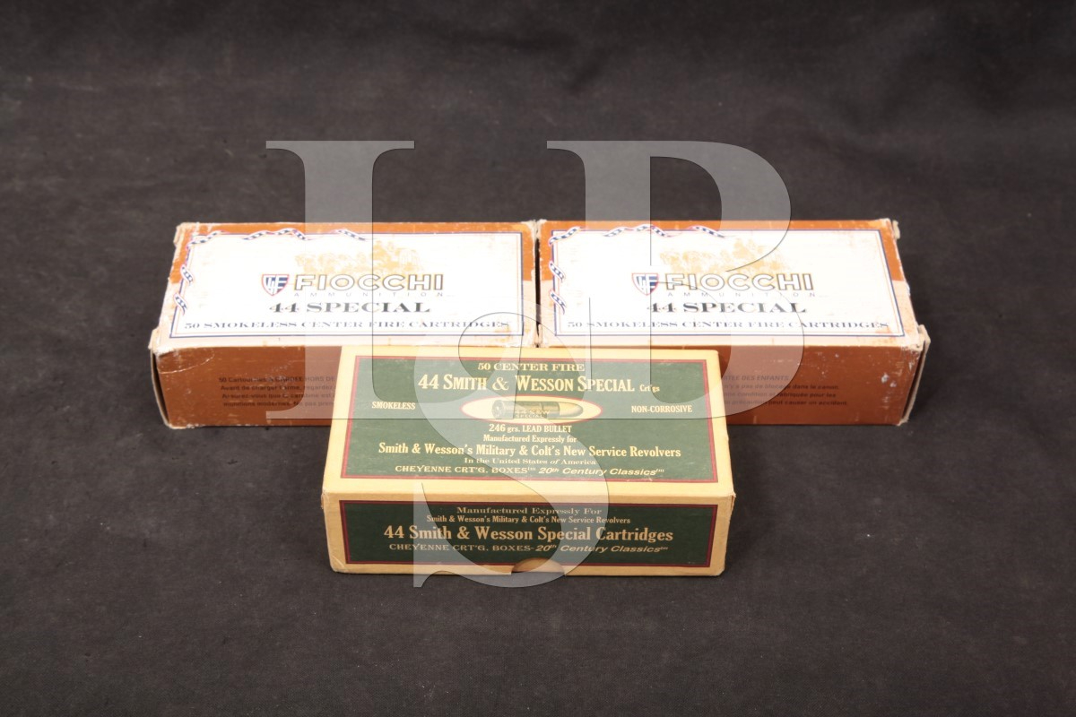 Mixed 150x .44 Special Ammunition Fiocchi 210 Grain Lead Fp & Reloaded ...