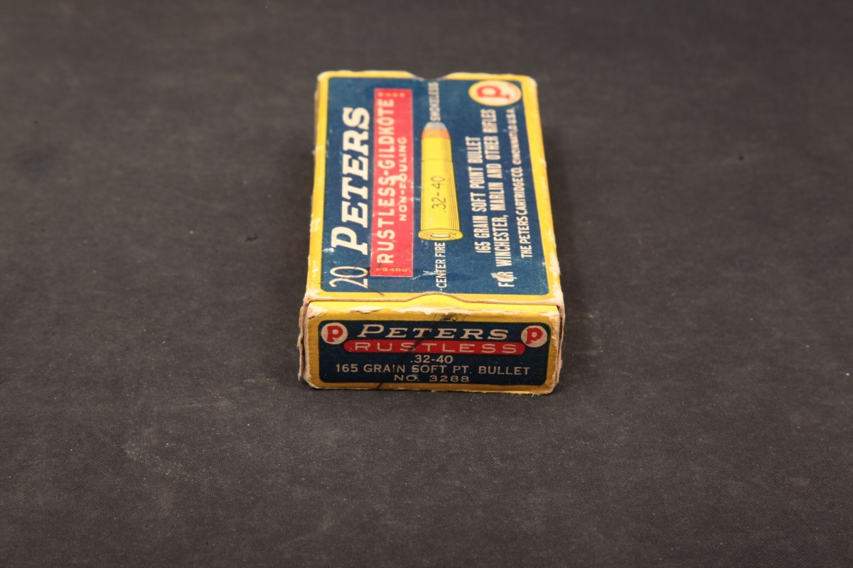 Peters Cartridge Company 10x .32-40 Win. Vintage Ammunition In Original ...