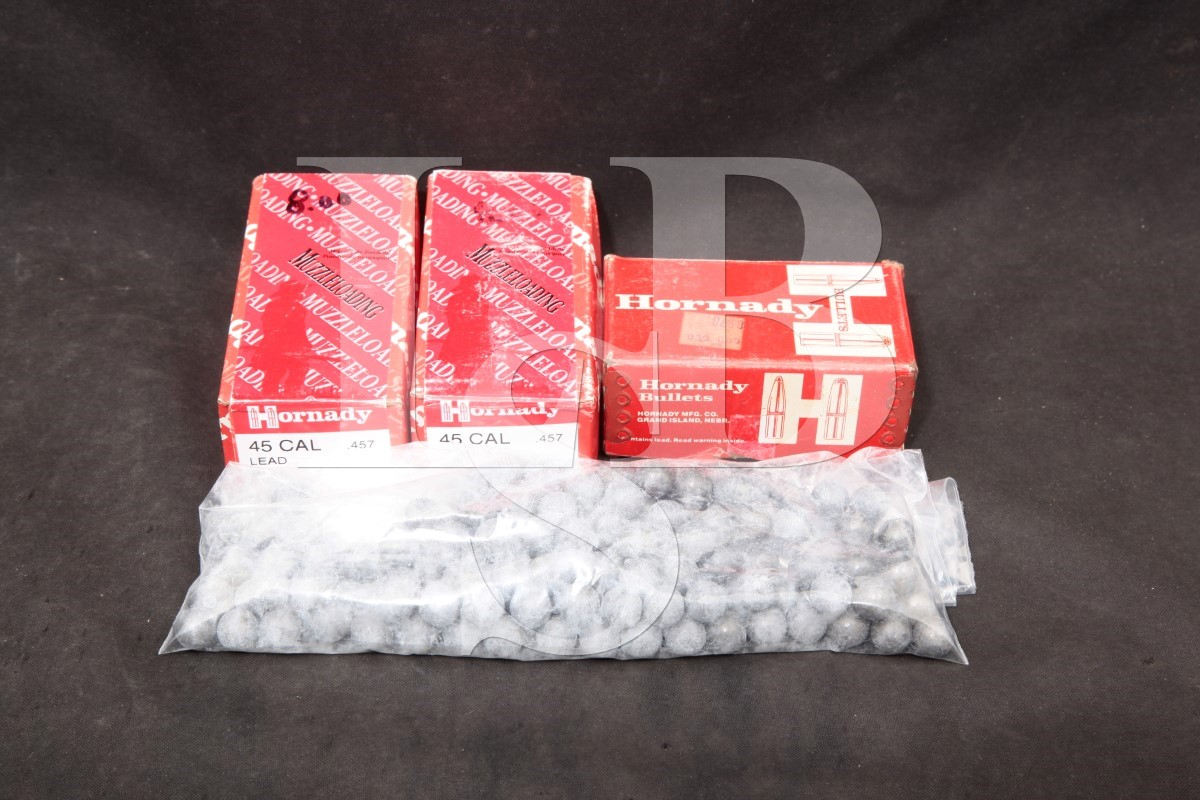 Mixed 420x .45 Cal. Lead Round Balls Hornady & Unknown .457 Diameter ...