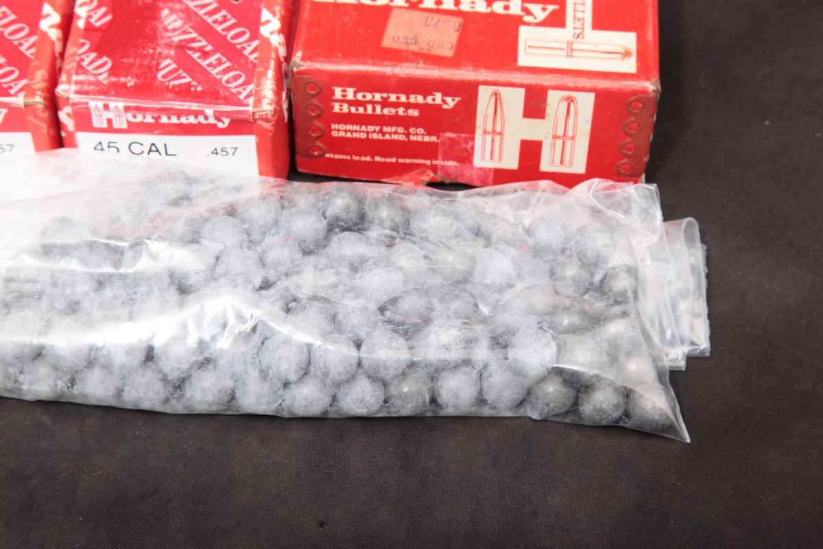 Mixed 420x .45 Cal. Lead Round Balls Hornady & Unknown .457 Diameter ...