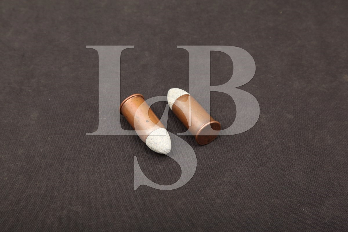 2x .58 Cal. Rimfire Cartridges Very For 1865 Allin Musket Conversion ...