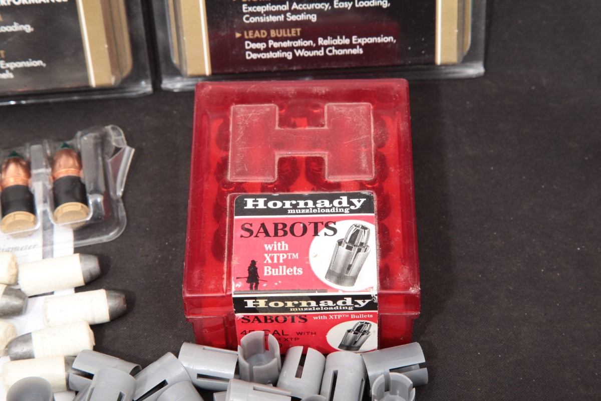 67x Mixed Sabots .50 & .45 Caliber Hornady & Fed. & .45 Paper ...