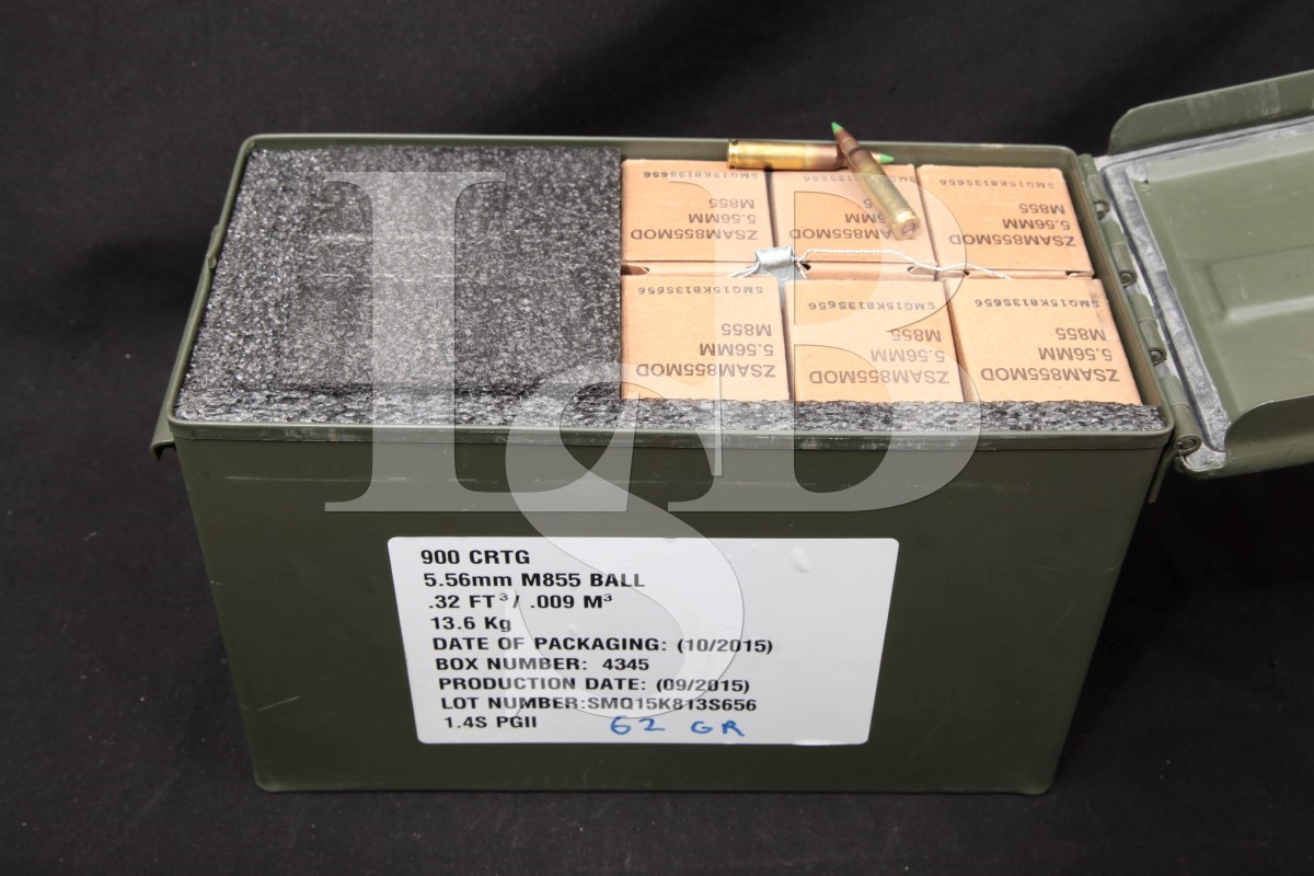 Federal Premium Ammunition 900x 5.56mm M855 Ball Lake City 62 Grain ...